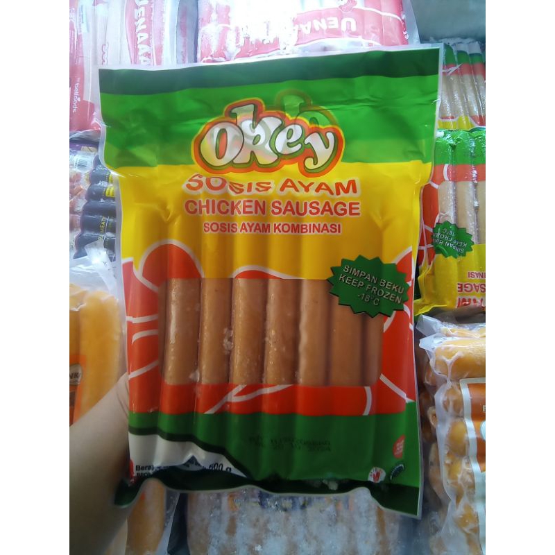 Jual Okey Sosis Ayam 500gr | Shopee Indonesia