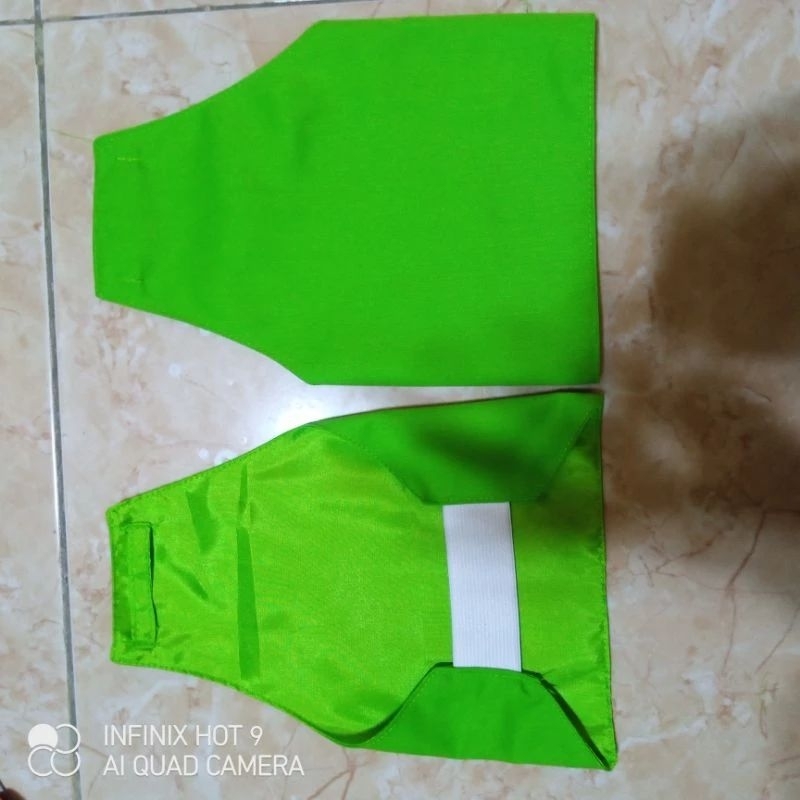 Jual ban lengan polos warna hijau terang bahan drill | Shopee Indonesia