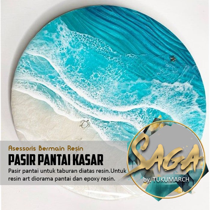 Jual SAGA PASIR PANTAI UNTUK PEMBUATAN RESIN ART DIORAMA 320GR | Shopee ...