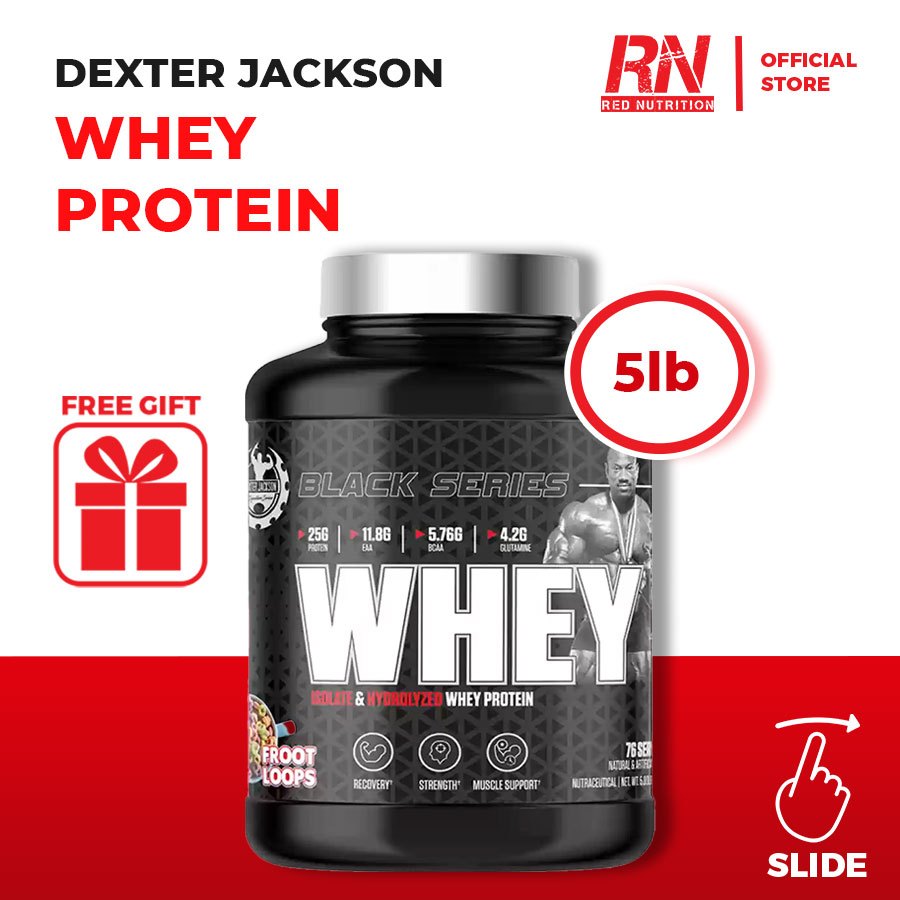 Jual DJSS DEXTER JACKSON WHEY PROTEIN HYDROLYZED BLACKSERIES 5LB 76's ...