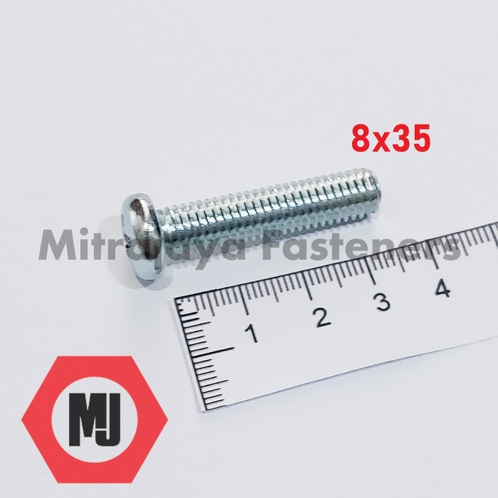 Jual Baut JP M8x35 Obeng + | Shopee Indonesia