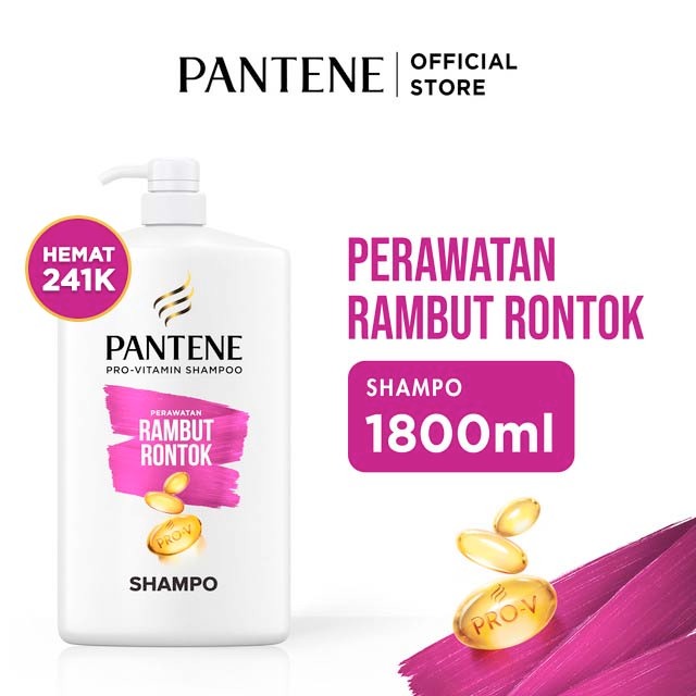 Jual Pantene Sampo Perawatan Rambut Rontok Pro-V 1800ml / Pantene ...