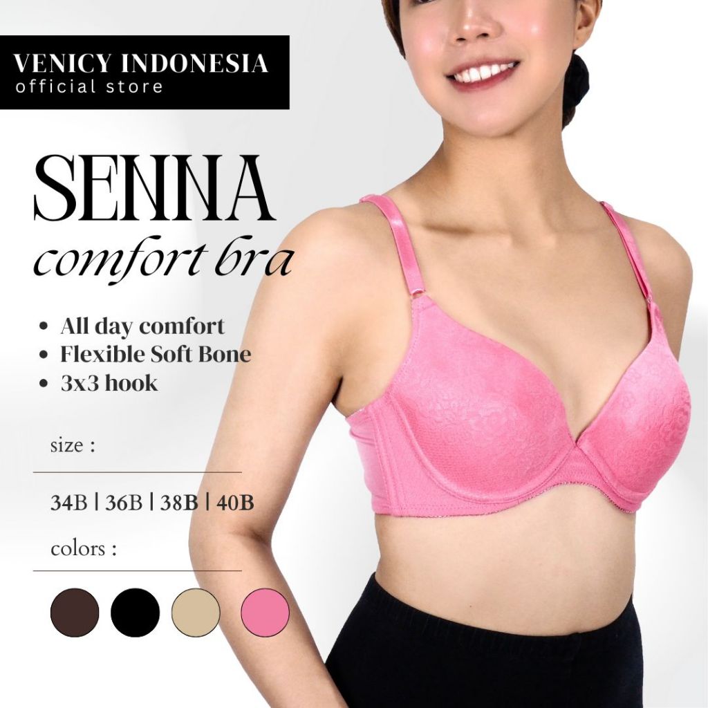 Jual VENICY Senna Basic Comfort Bra | Shopee Indonesia