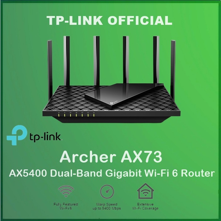 Jual Tp-link Archer AX73 AX5400 Wifi 6 Wireless Router Tplink AX 73 AX 5400 | Shopee Indonesia