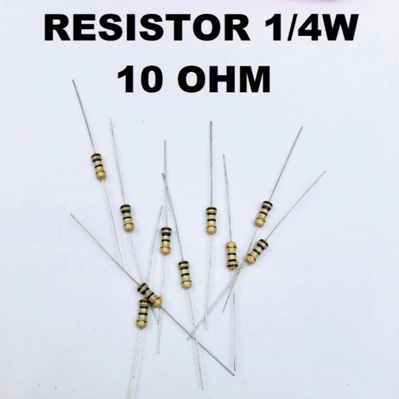 Jual Resistor 1/4w 10ohm 1% | Shopee Indonesia
