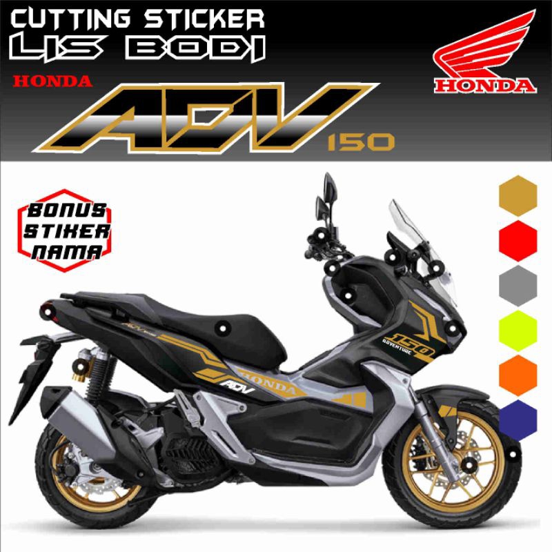 Jual Stiker Bodi Motor Honda ADV | Shopee Indonesia
