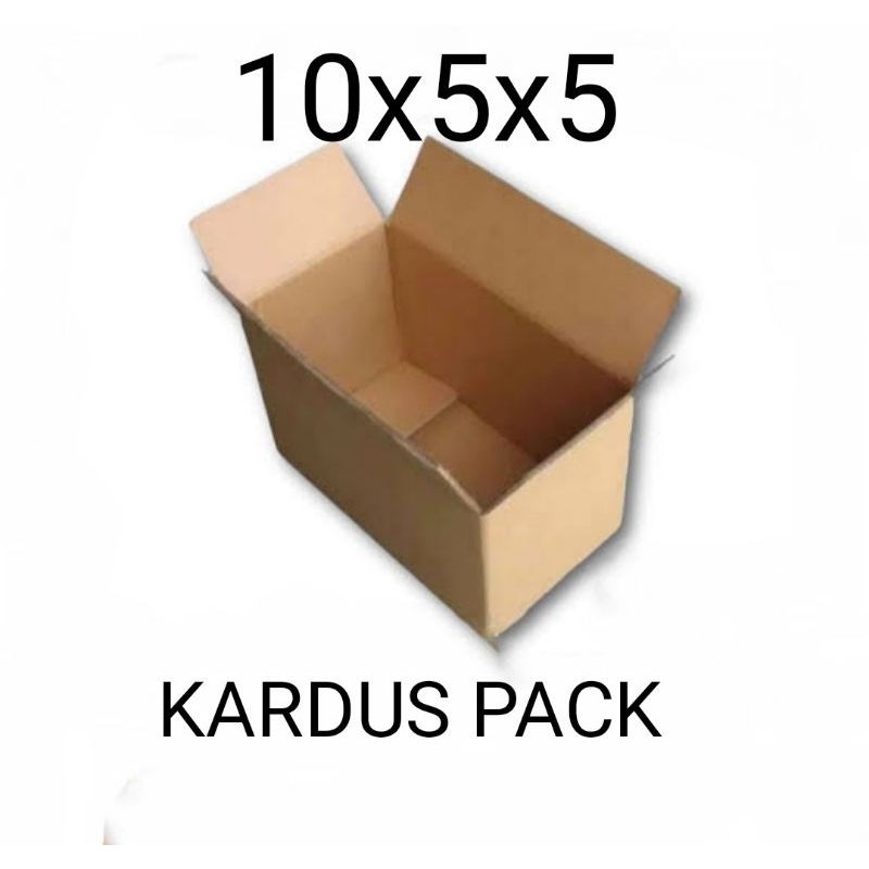 Jual PROMO BOX KARDUS UKURAN 10X5X5 CM KEMASAN PACKING | Shopee Indonesia