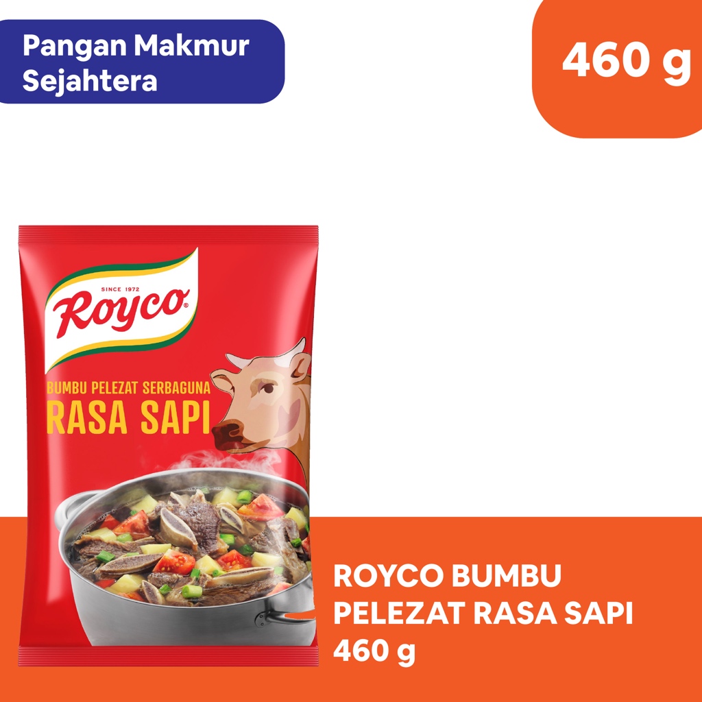 Jual ROYCO - BUMBU PELEZAT RASA SAPI ROYCO 460gr | Shopee Indonesia
