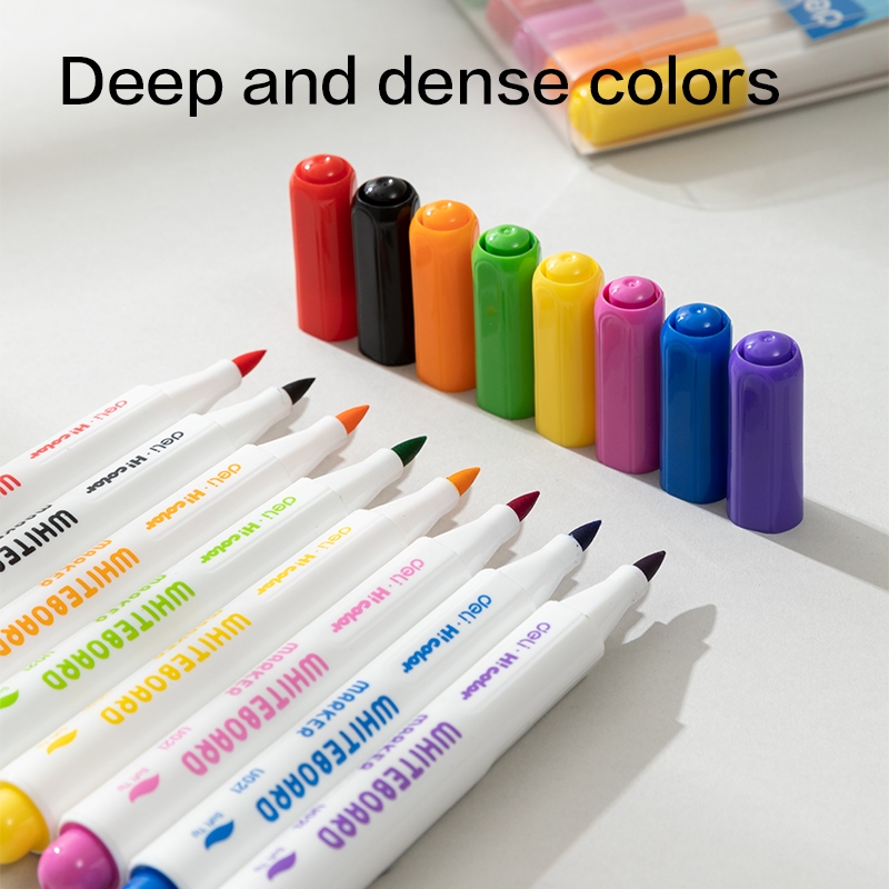 Jual Deli Spidol Papan Tulis Warna / Color Whiteboard Marker 8 Warna ...