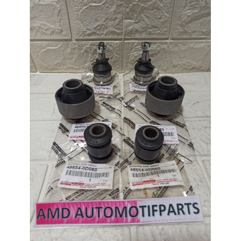 Jual Bushing lower arm besar kecil + ball joint new vios yaris vios gen ...