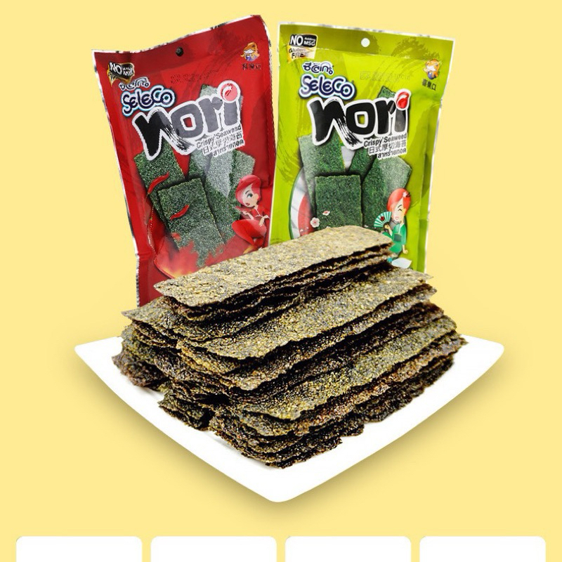 Jual Seleco Nori Seaweed 36g Snack Rumput Laut Thailand | Shopee Indonesia