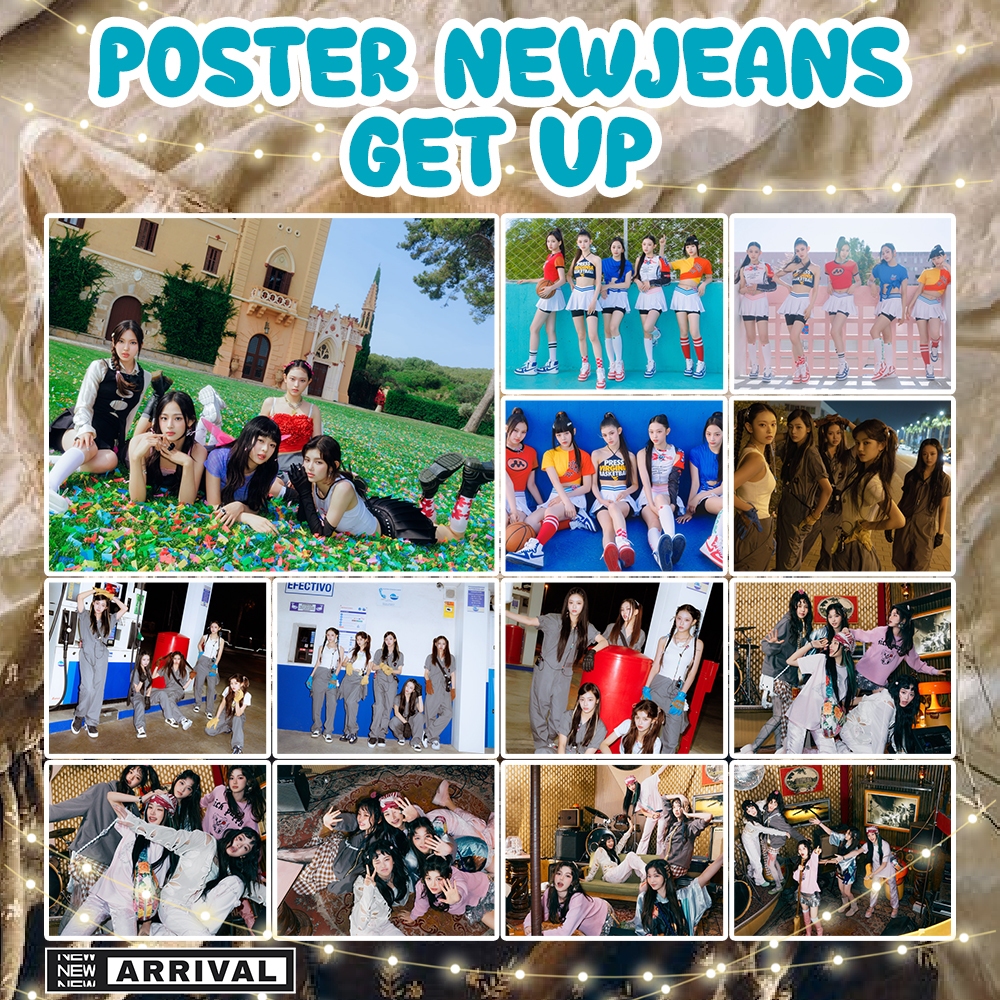 Jual Poster NEW JEANS GET UP - Poster Kpop A4 A5 A6 Murah (Part D ...