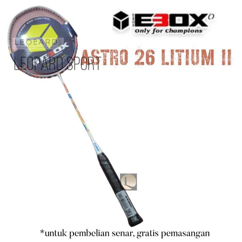 Jual Raket Badminton EBOX ASTRO 26 LITIUM II / Raket Litium Ebox ...