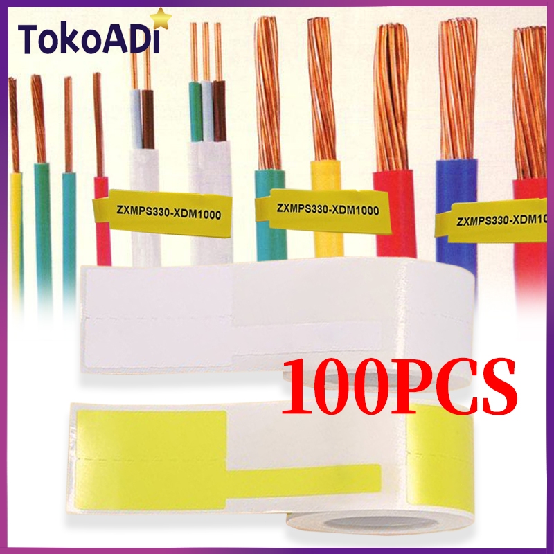 Jual 100PCS Stiker Label Kabel Jaringan Dengan Perekat Sendiri Anti Air ...