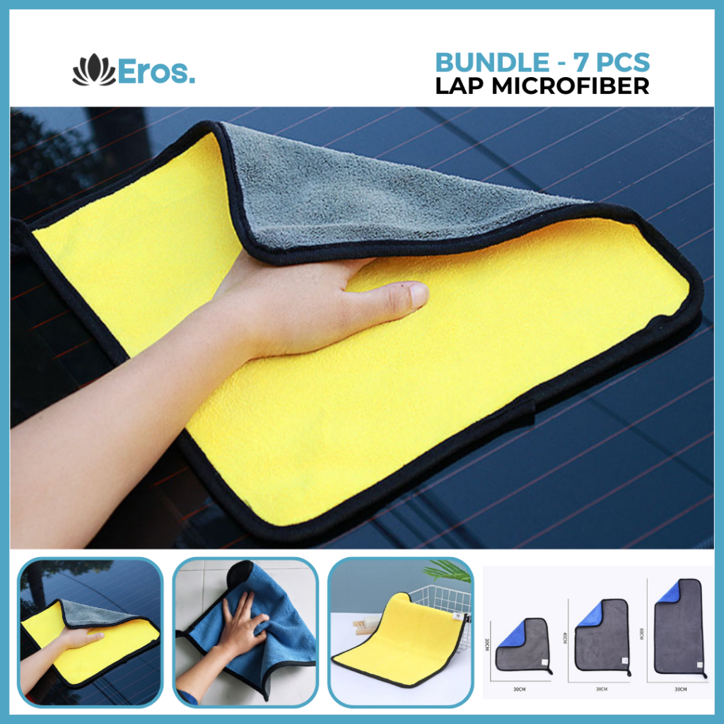 Jual [BUNDLE] KAIN LAP MICROFIBER SERBET DAPUR LAP MICROFIBER KAIN LAP ...