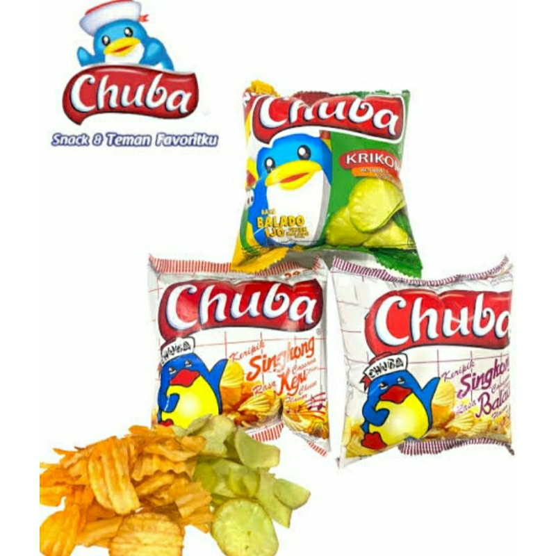 Jual CHUBA CAVASSA CHIPS 12 GRAM 1 PACK ISI 20PC / KERIPIK SINGKONG ...