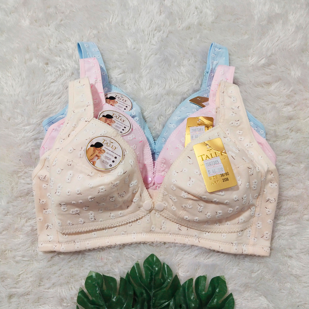 Jual BH BRA MENYUSUI 3/BRA SUI MOTIF BUNGA COPOT PASANG HIGH QUALITY ...