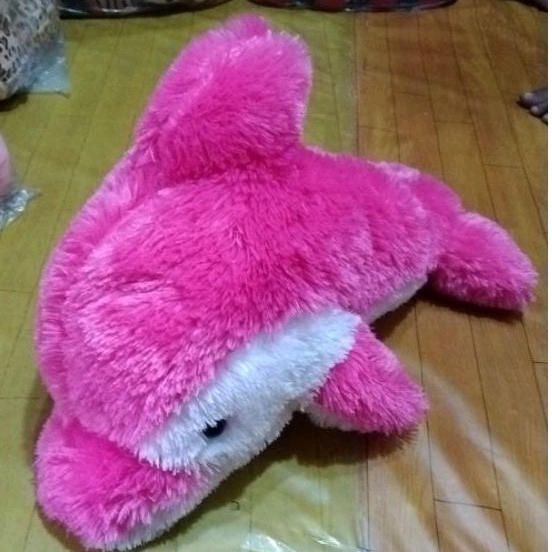 Jual BONEKA IKAN LUMBA DOLPHIN DOLL SIZE L BESAR KARAKTER BINATANG ...