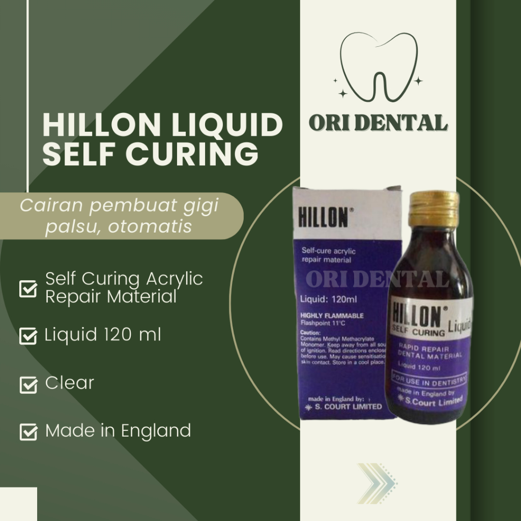 Jual Hillon Liquid Cair 120ml, Self Curing Acrylic Liquid | Shopee ...