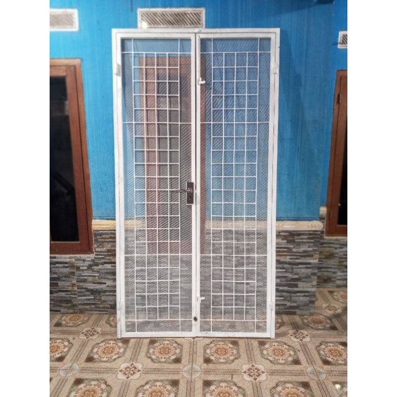 Jual Pintu Tralis nyamuk Double tipe Kupu2 | Shopee Indonesia