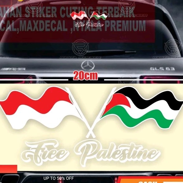 Jual Palestine Sticker || Free PALESTINE Cutting Sticker Mobil Motor ...