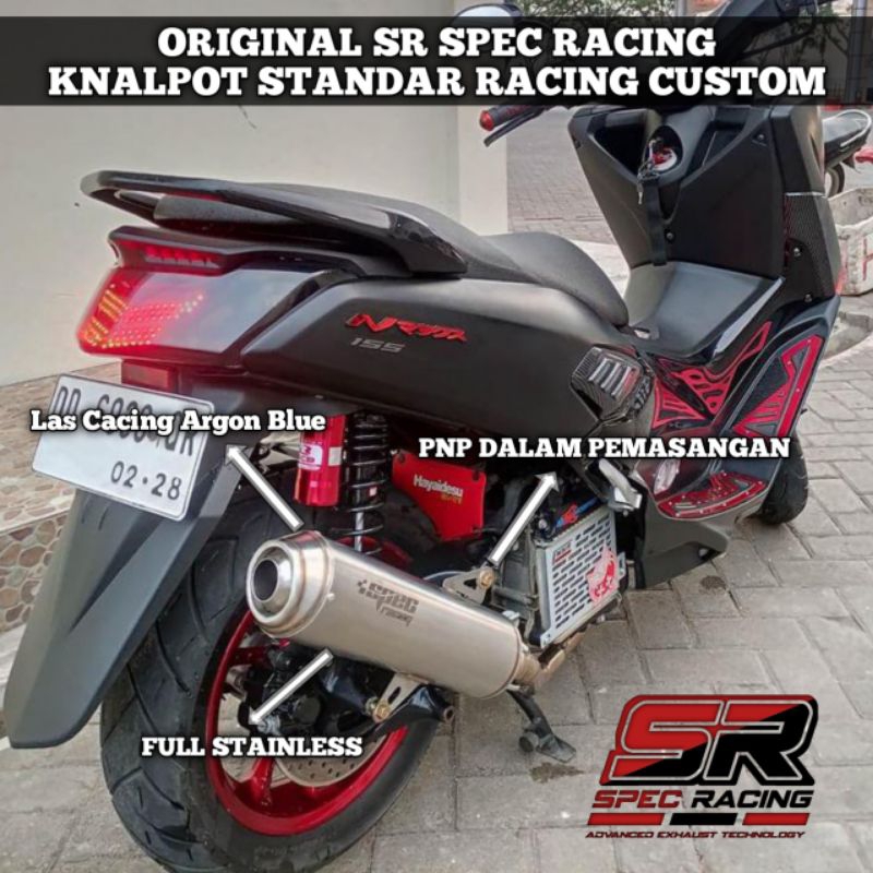 Jual Knalpot Standar Racing Nmax Vario Aerox Pcx Adv Scoopy Mio All ...