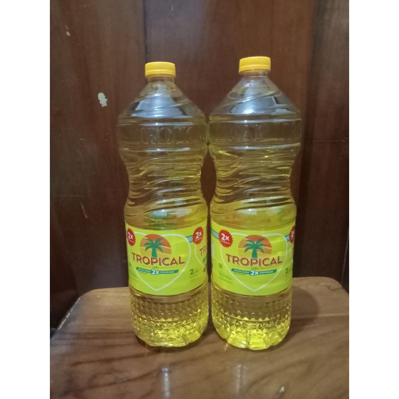 Jual Minyak Goreng Tropical 2 Liter Botol 2x Penyaringan | Shopee Indonesia
