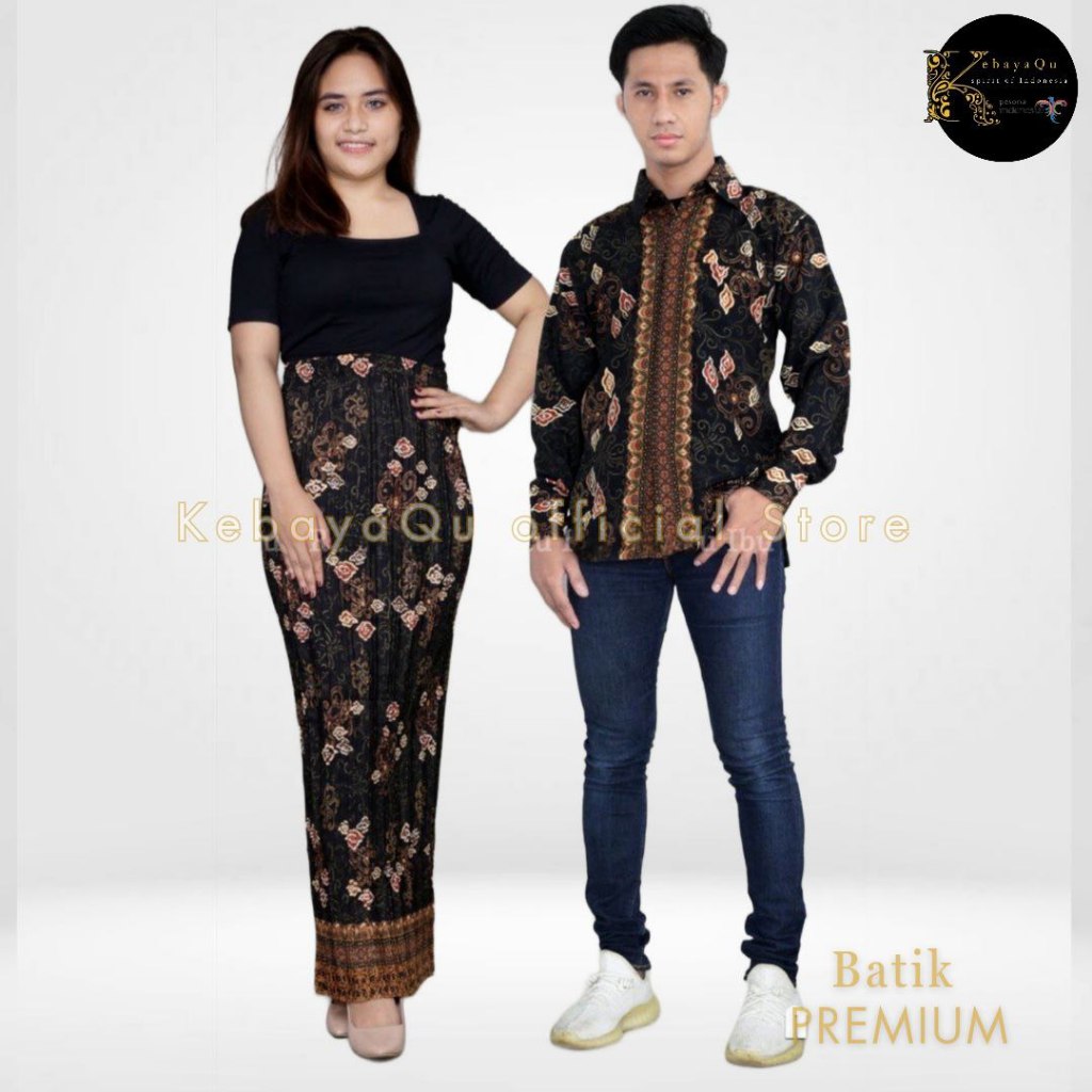 Jual KQ> SET BATIK COUPLE MEGA MENDUNG - BAJU BATIK COUPLE PASANGAN ...