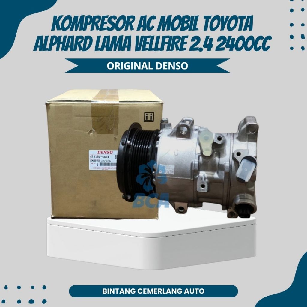 Jual COMPRESSOR KOMPRESOR AC Mobil Toyota Alphard Lama Vellfire 2.4 ...