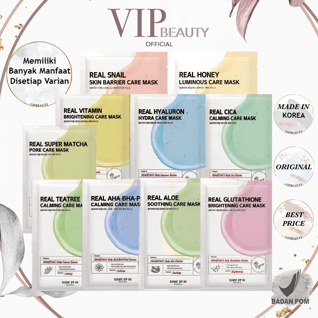 Jual SOMEBYMI Real Care Sheet Mask 20g | Shopee Indonesia