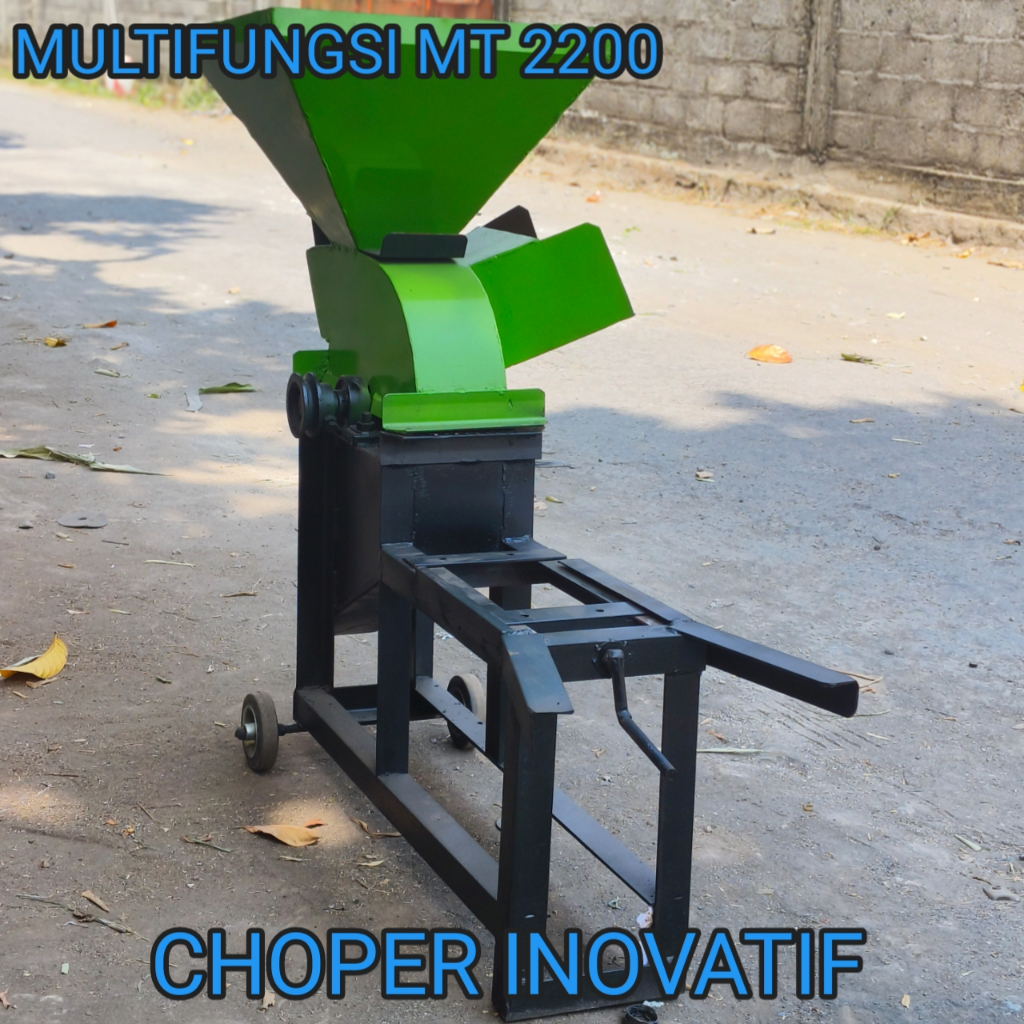 Jual MESIN CHOPER MULTIFUNGSI MT2200,MESIN CACAH RUMPUT TANPA PENGGERAK ...