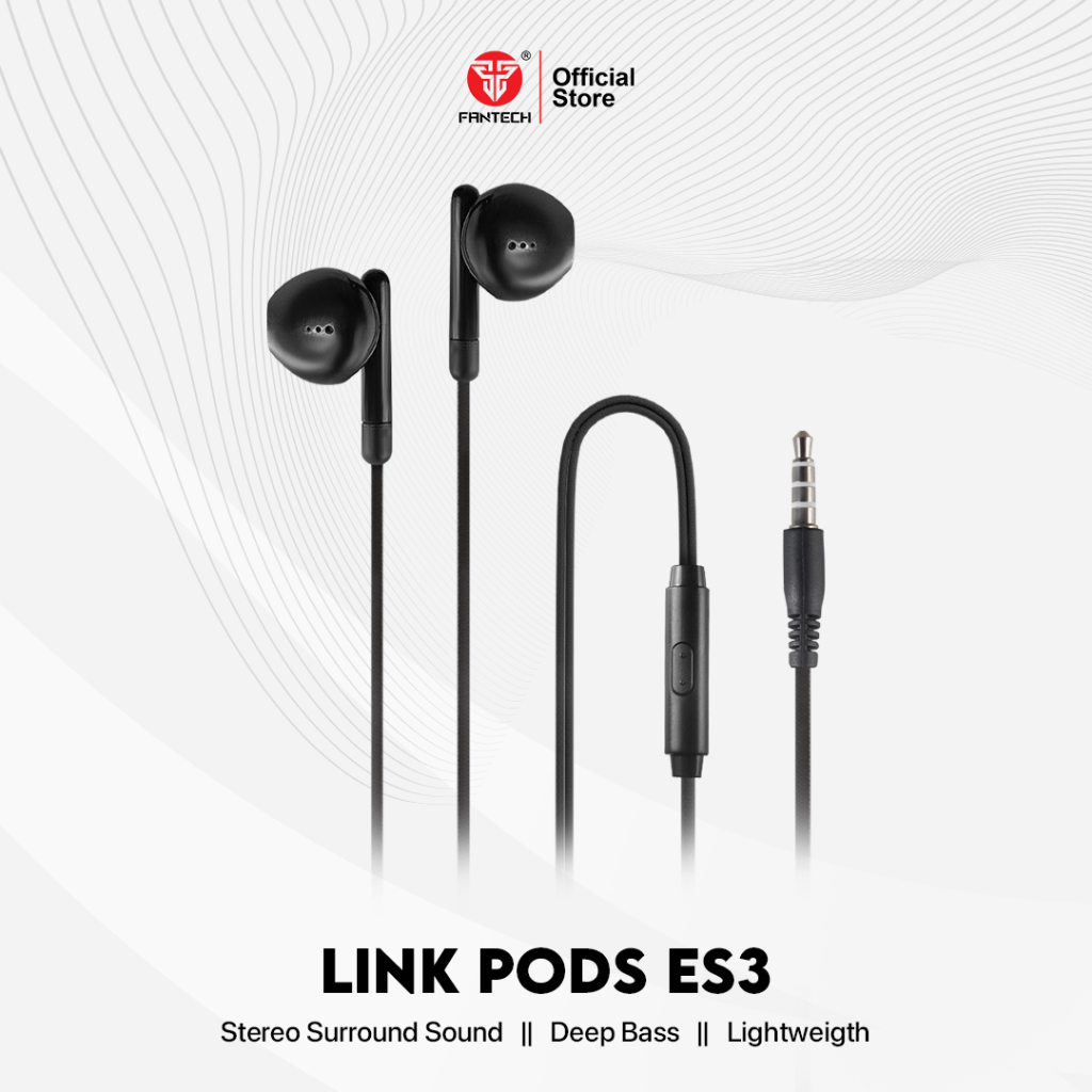 Jual Fantech Earphone Go Wired Earbuds ES1 ES2 ES3 ES4 | Shopee Indonesia