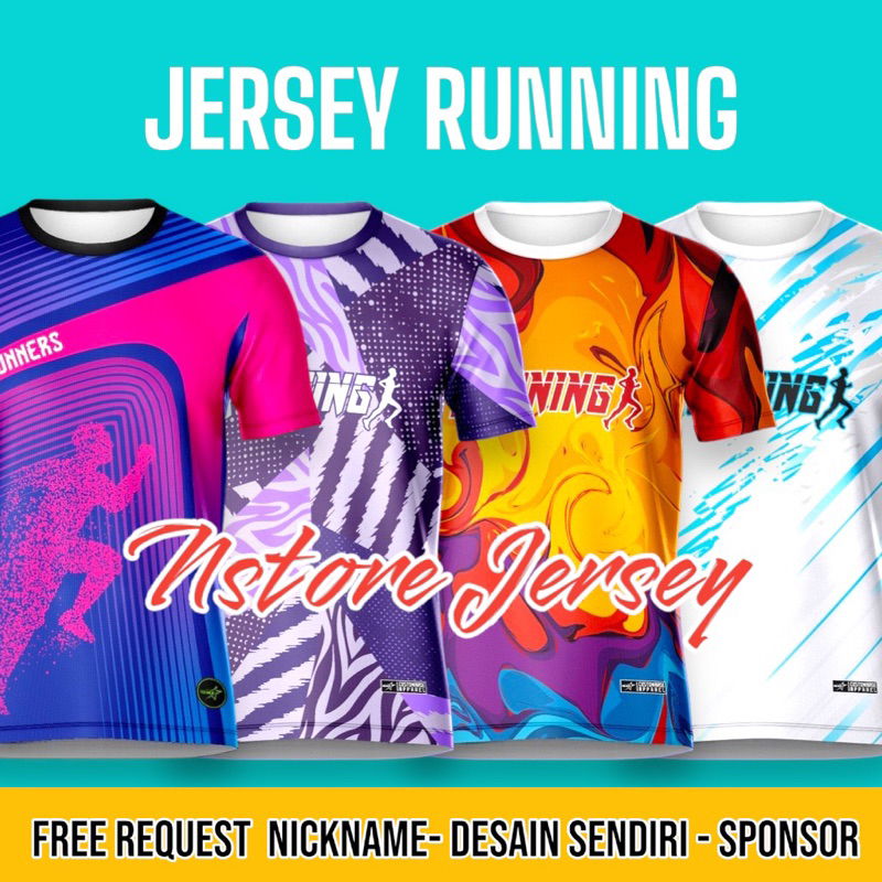Jual JERSEY KAOS RUN RUNNING RUNS FINISHER FREE CUSTOM NICKNAME ...