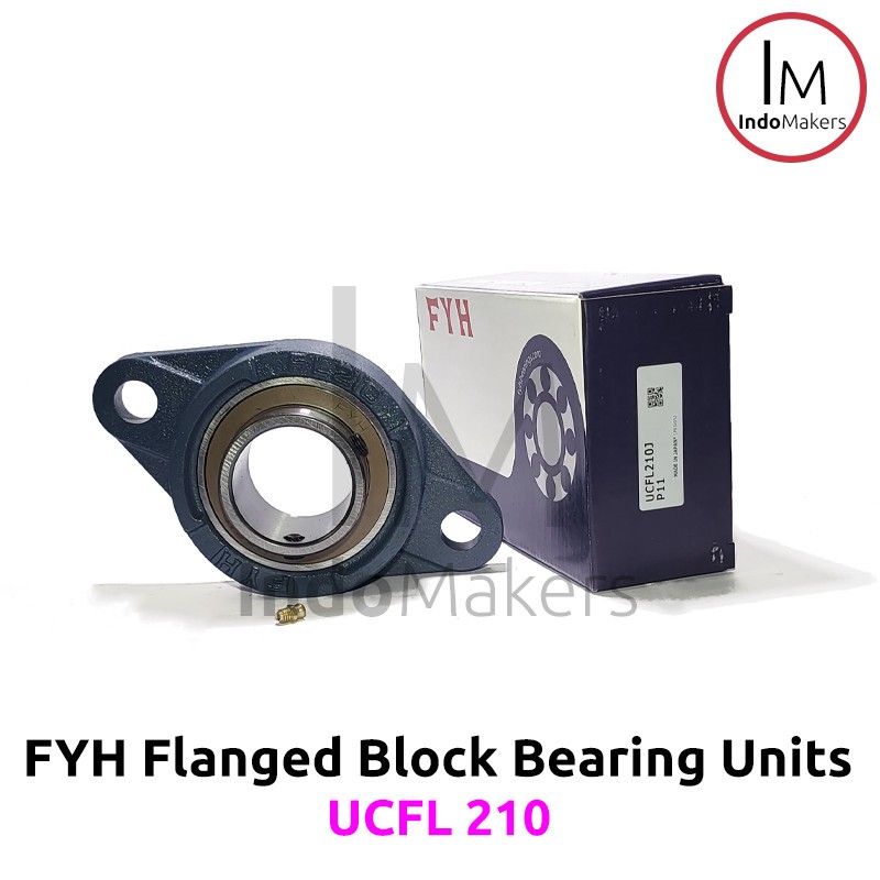 Jual Flanged Block Bearing Unit UCFL 210 - As 50mm FYH Japan | Shopee Indonesia