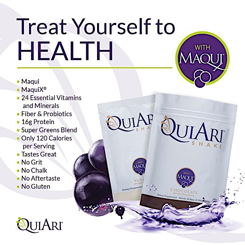 Jual Quiari Protein Shake by Maqui Berry Isi 14 Sachets - Susu Protein ...