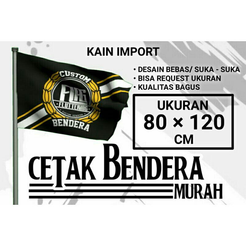 Jual CUSTOM BENDERA MINI FLAG/GIANT FLAG MURAH | Shopee Indonesia
