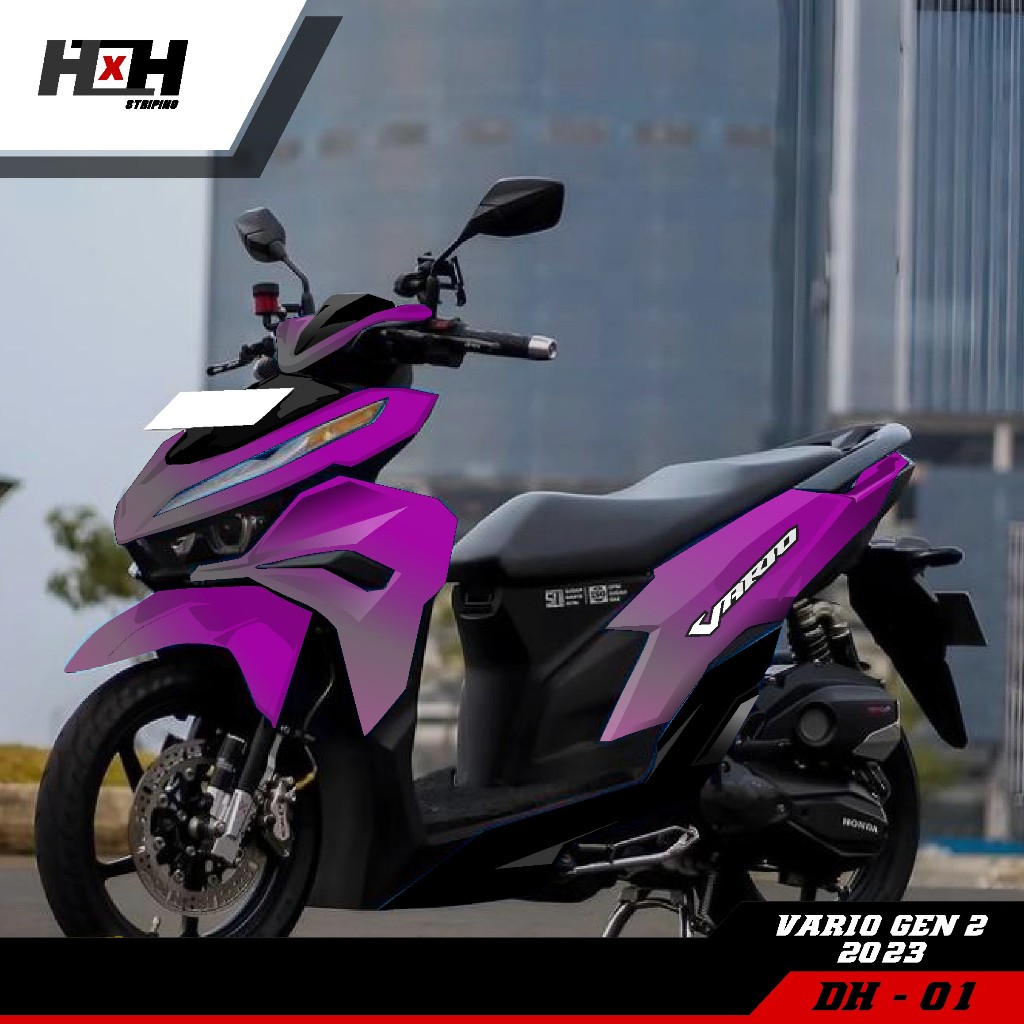 Jual Striping Decal Sticker Honda Vario New Gen 2 2023 stiker variasi ...