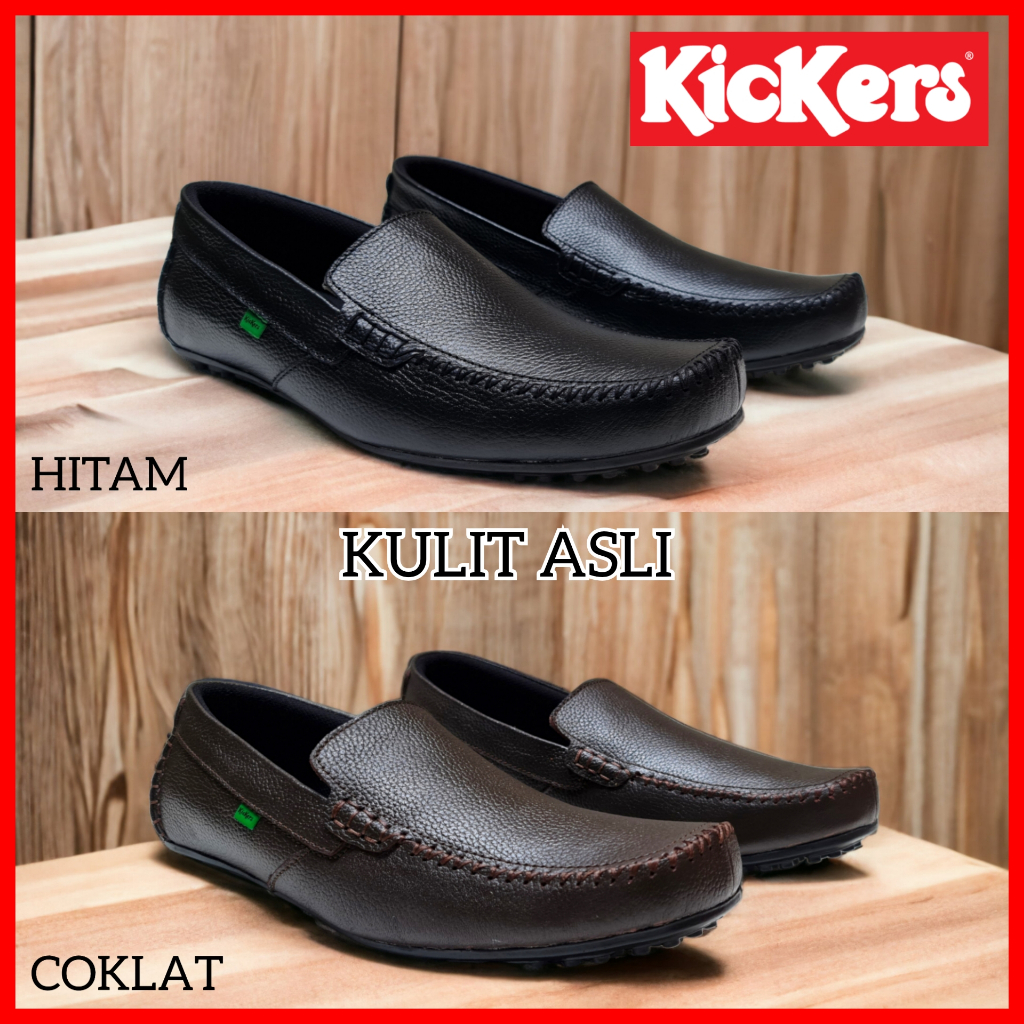 Jual SEPATU PANTOFEL KICKERS PRIA SIZE 38 - 44 ASLI KULIT / SEPATU ...