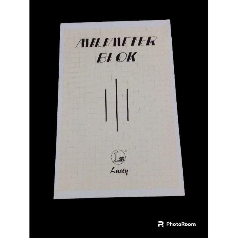 Jual BUKU MILIMETER/MILIMETER BLOCK UKURAN FOLIO LUSTY ( ISI 50 LEMBAR ...