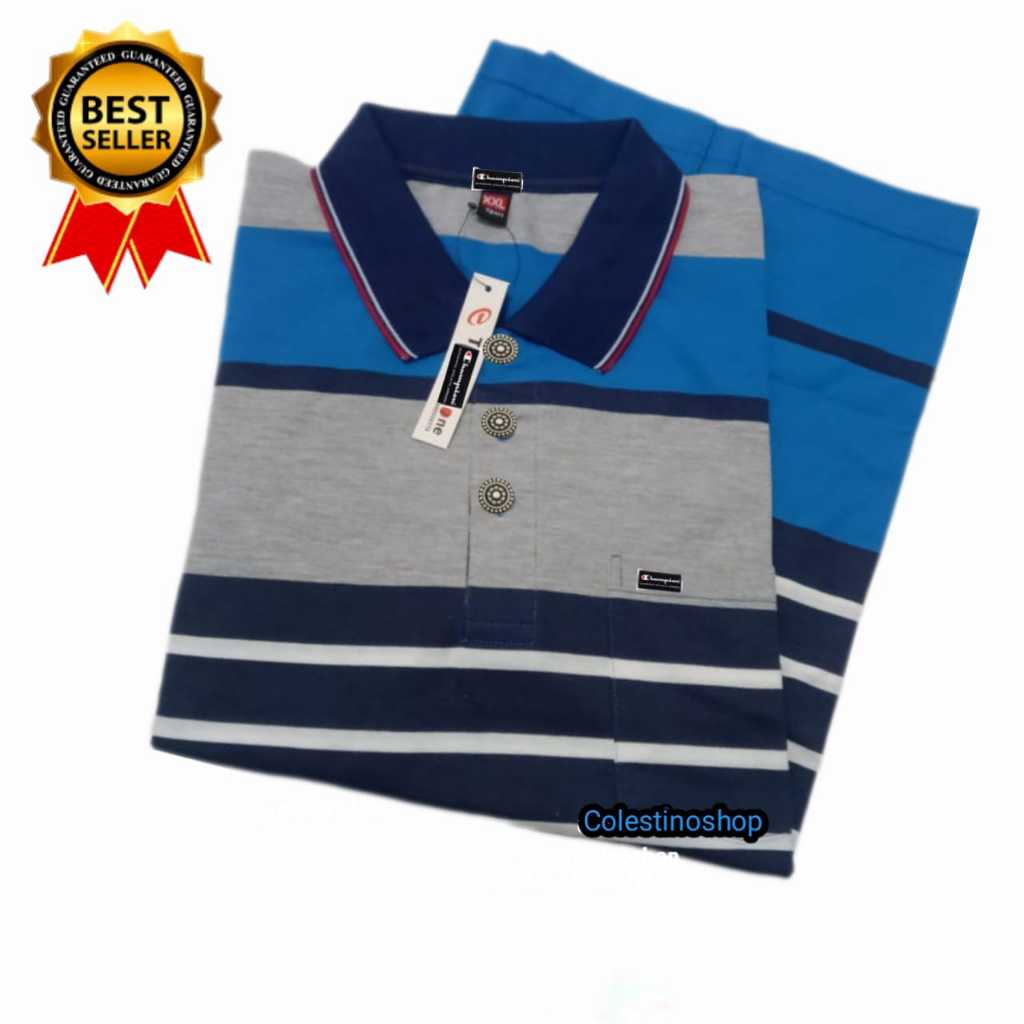 Jual Baju kerah pria terbaru II berlengan pendek pakai saku II jahitan ...