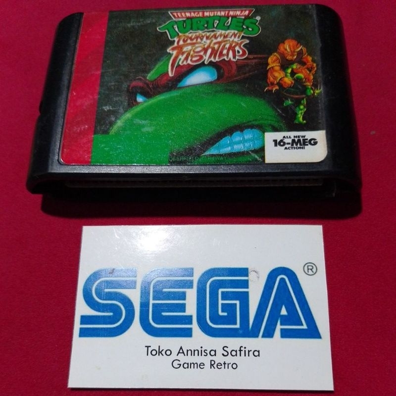 Jual TMNT ninja turtles kaset Sega 16 bit | Shopee Indonesia