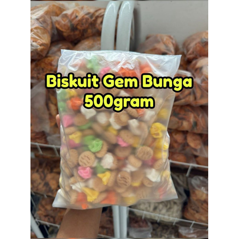 Jual Biskuit Gem Bunga 500gram | Shopee Indonesia