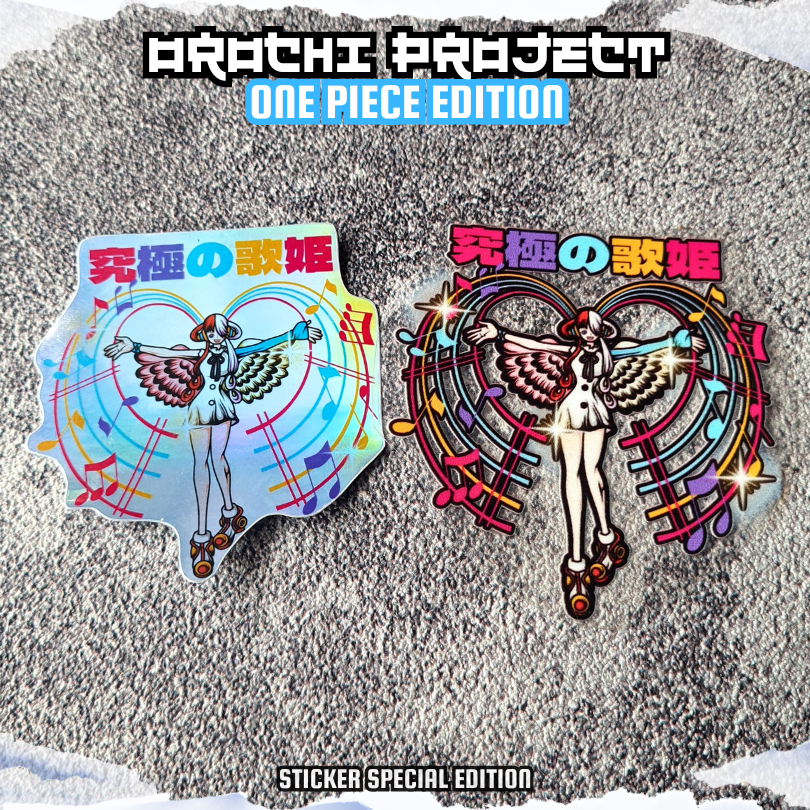 Jual Sticker Stiker Anime Uta Utahime One Piece Hologram DTF UV Anti ...