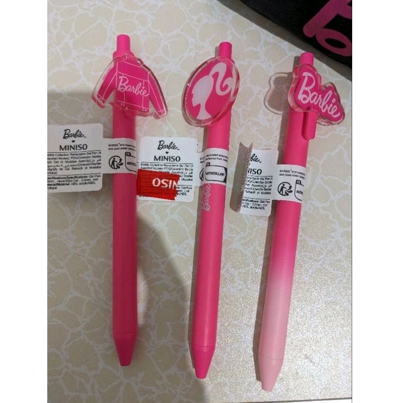 Jual Ready Miniso Barbie Gel Pen | Shopee Indonesia