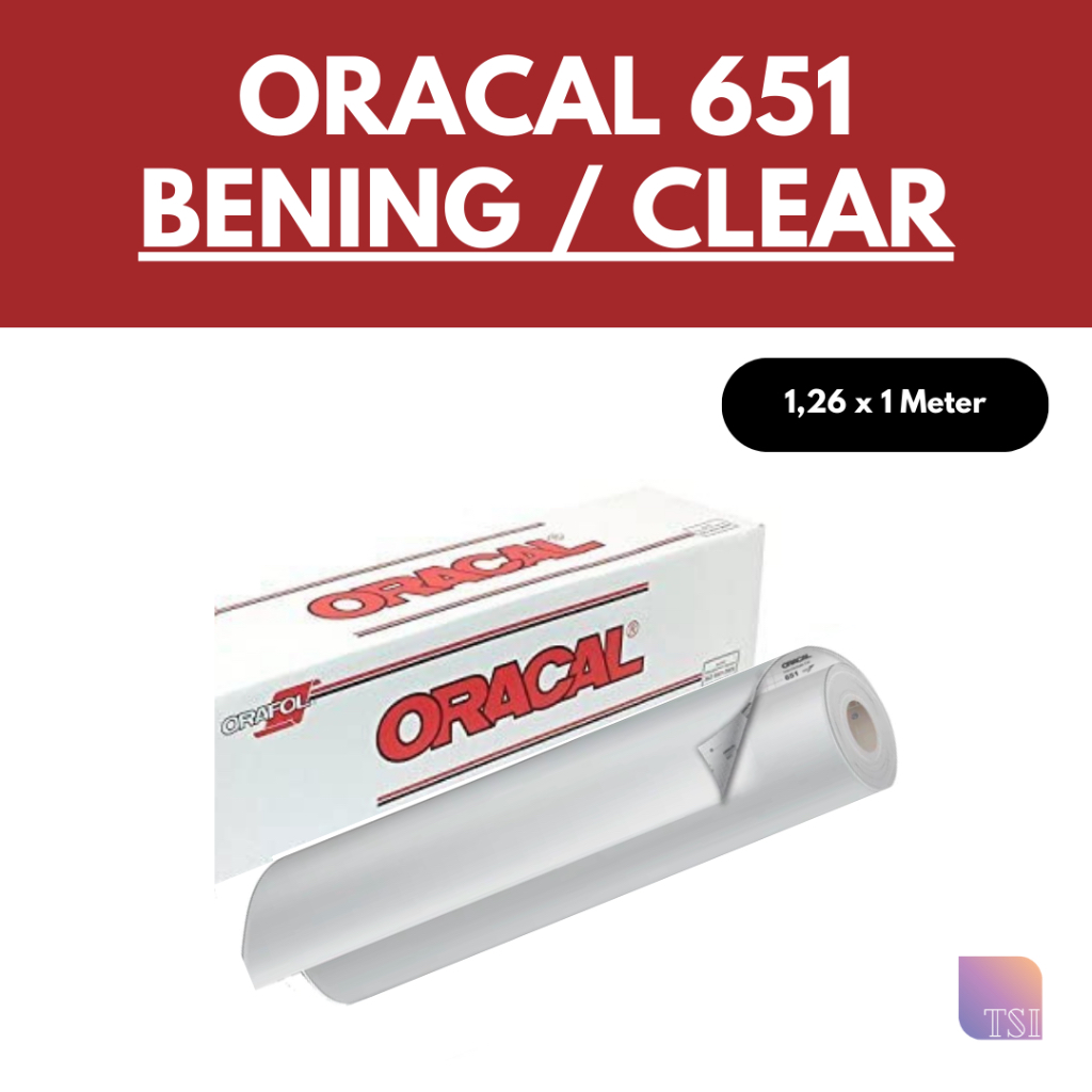 Jual Stiker Oracal Bening 651 - 000 Clear Transparent Glossy / Matte ...