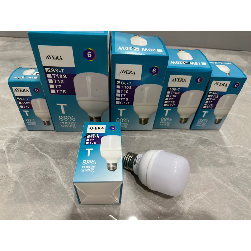 Jual (SP) AVERA LAMPU LED 10W BULD LIGHT CAPSULE 10 WATT PUTIH SUPER TERANG S8 HEMAT ENERGI 88% ...