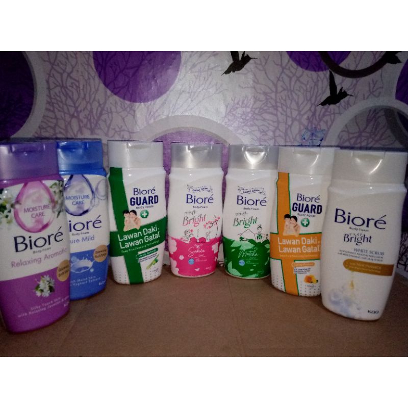 Jual biore sabun mandi cair botol 100ml | Shopee Indonesia