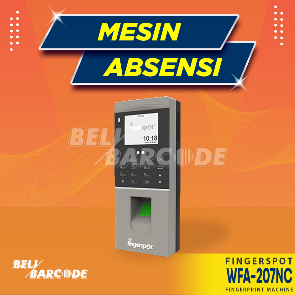 Jual Fingerspot Revo WFA 207NC Absensi Mesin Sensor Wajah Sidik Jari ...