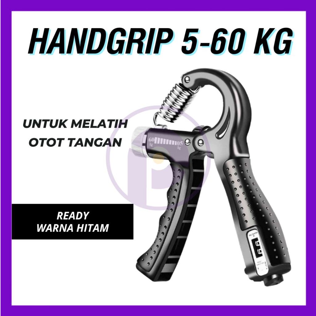 Jual Handgrip 5-60 kg Hand Grip Alat Fitness Olahraga Otot Tangan GYM ...