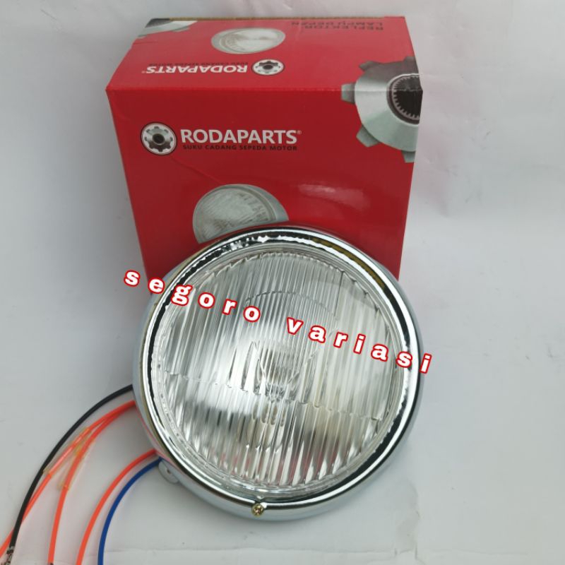 Jual lampu depan C70 kaca bening MOS OSK RODAPARTS motor c700 s90 honda ...